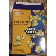 First Street Extra Butter Popcorn: Calories, Nutrition Analysis & More ...