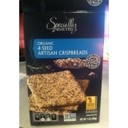 Specially Selected Organic 4 Seed Artisan Crispbread: Calories ...