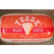 Teese Vegan Cheese Alternative, Cheddar: Calories, Nutrition Analysis ...