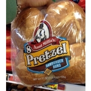 Aunt Millie's Pretzel, Hamburger Buns: Calories, Nutrition Analysis ...