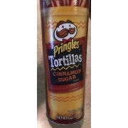 Pringles Tortillas Crisps, Cinnamon Sugar Flavored: Calories, Nutrition ...
