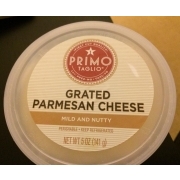 Primo Taglio Grated Parmesan Cheese, Mild And Nutty: Calories ...