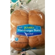 Great Value Jumbo Hamburger Buns, Enriched: Calories, Nutrition ...