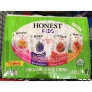 Honest Kids Organic Juice Drink, Variety Pack: Calories, Nutrition ...