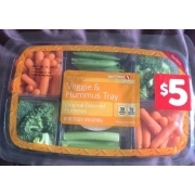Safeway Farms Veggie And Hummus Tray: Calories, Nutrition Analysis ...