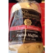 Wolferman's Cherry Blossom, English Muffins: Calories, Nutrition ...