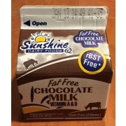 Sunshine Dairy Foods, Fat Free Chocolate Milk: Calories, Nutrition ...