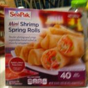 User added: Mini Shrimp Spring Rolls: Calories, Nutrition Analysis ...
