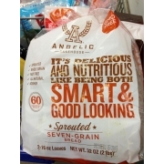 Angelic Bakehouse Sprouted Seven Grain Bread: Calories, Nutrition ...