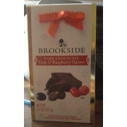 Brookside Dark Chocolate Goji & Raspberry Flavors: Calories, Nutrition ...