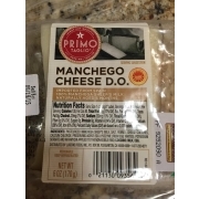 Primo Taglio Manchego Cheese: Calories, Nutrition Analysis & More ...