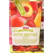 H-E-B Juice Stand, Super Smoothies, Fruit: Calories, Nutrition Analysis ...