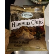 Cofresh Hummus Chips, Tomato And Basil: Calories, Nutrition Analysis ...