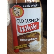 Piggly Wiggly White Bread, Old Fashion, Enriched: Calories, Nutrition ...