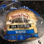 Heidelberg Baking Company Bread Company, All Natural, White: Calories ...