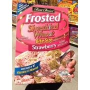 Best Choice Frosted Shredded Wheat, Strawberry: Calories, Nutrition ...
