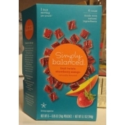 Simply Balanced Fruit Twists, Strawberry Mango: Calories, Nutrition ...