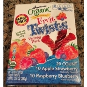 Wegmans Organic Fruit Twists, Made With Real Fruit Juice, Variety Pack ...