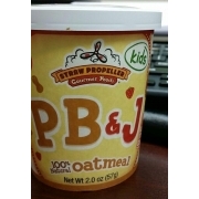 Straw Propeller Gourmet Foods Pb & J, 100% Natural Oatmeal: Calories ...