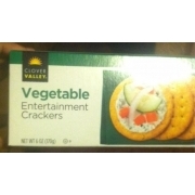 Clover Valley Vegetable Entertainment Crackers: Calories, Nutrition ...