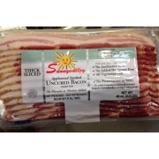 Sunny Valley Applewood Smoked, Uncured Bacon, Center Cut: Calories ...