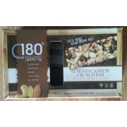180 Snacks Almond Cashew Crunch Bar With Pumpkin Seeds: Calories ...