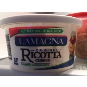 Lamagna Ricitta Cheese, Original: Calories, Nutrition Analysis & More ...