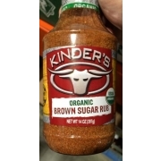 Kinder's Organic Brown Sugar Rub: Calories, Nutrition Analysis & More ...