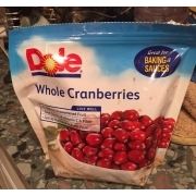 Dole Whole Cranberries: Calories, Nutrition Analysis & More | Fooducate