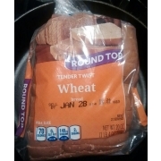Kroger Bread, Wheat, Tender Twist, Round top: Calories, Nutrition ...