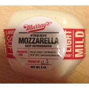Murray's Fresh Mozzarella, Cheese: Calories, Nutrition Analysis & More ...