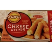 Snapps Snacks Appetizers, Cheese Sticks: Calories, Nutrition Analysis ...