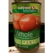 Safeway Kitchens Tomatoes,Whole Peeled, In Tomato Juice, Canned ...