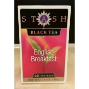 Stash Black Tea, English Breakfast: Calories, Nutrition Analysis & More ...