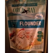 Orca Bay Wild Caught, Flounder, Mild & Delicate Fillets: Calories ...