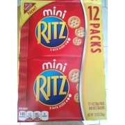 Nabisco Mini Ritz Crackers: Calories, Nutrition Analysis & More | Fooducate