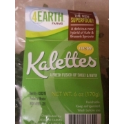4 Earth Farms Kalettes, A Fresh Fusion Of Sweet & Nutty: Calories ...