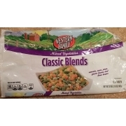 Western Family Mixed Vegetables, Classic Blends: Calories, Nutrition ...