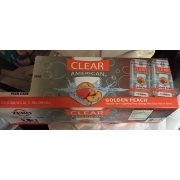 Clear American Golden Peach, Naturally Flavored Sparkling Water ...