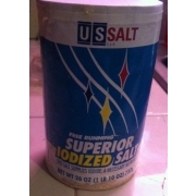 Us Salt Free Running Superior Iodized Salt: Calories, Nutrition ...