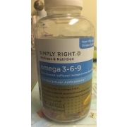 Simply Right Wellness & Nutrition, Omega 3-6-9, Cardiovascular ...