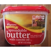 Wegmans Spreadable Butter With Canola Oil: Calories, Nutrition Analysis ...