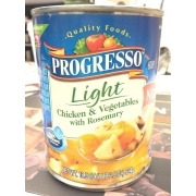 Progresso Light Chicken & Vegetables With Rosemary, Soup: Calories ...