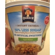Quaker Instant Oatmeal, Apple Walnut, Cereal: Calories, Nutrition ...