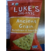 Luke's Organic Ancient Grain Multigrain & Seed Chips: Calories ...