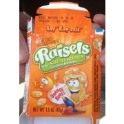 Raisels The Sourlicious Golden Raisins: Calories, Nutrition Analysis ...