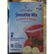 Safeway Refreshe Smoothie Mix, Strawberry Banana Flavored, Made With ...