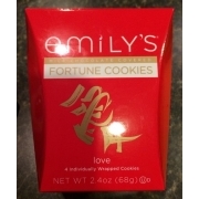 Emily's Milk Chocolate Covered Fortune Cookies: Calories, Nutrition ...