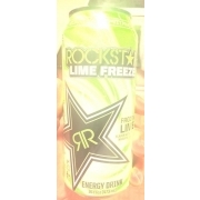 Rockstar Lime Freeze, Energy Drink: Calories, Nutrition Analysis & More ...