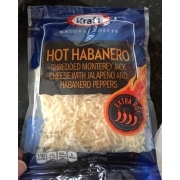Kraft Hot Habanero, Shredded Monterey Jack Cheese With Jalapeno And ...
